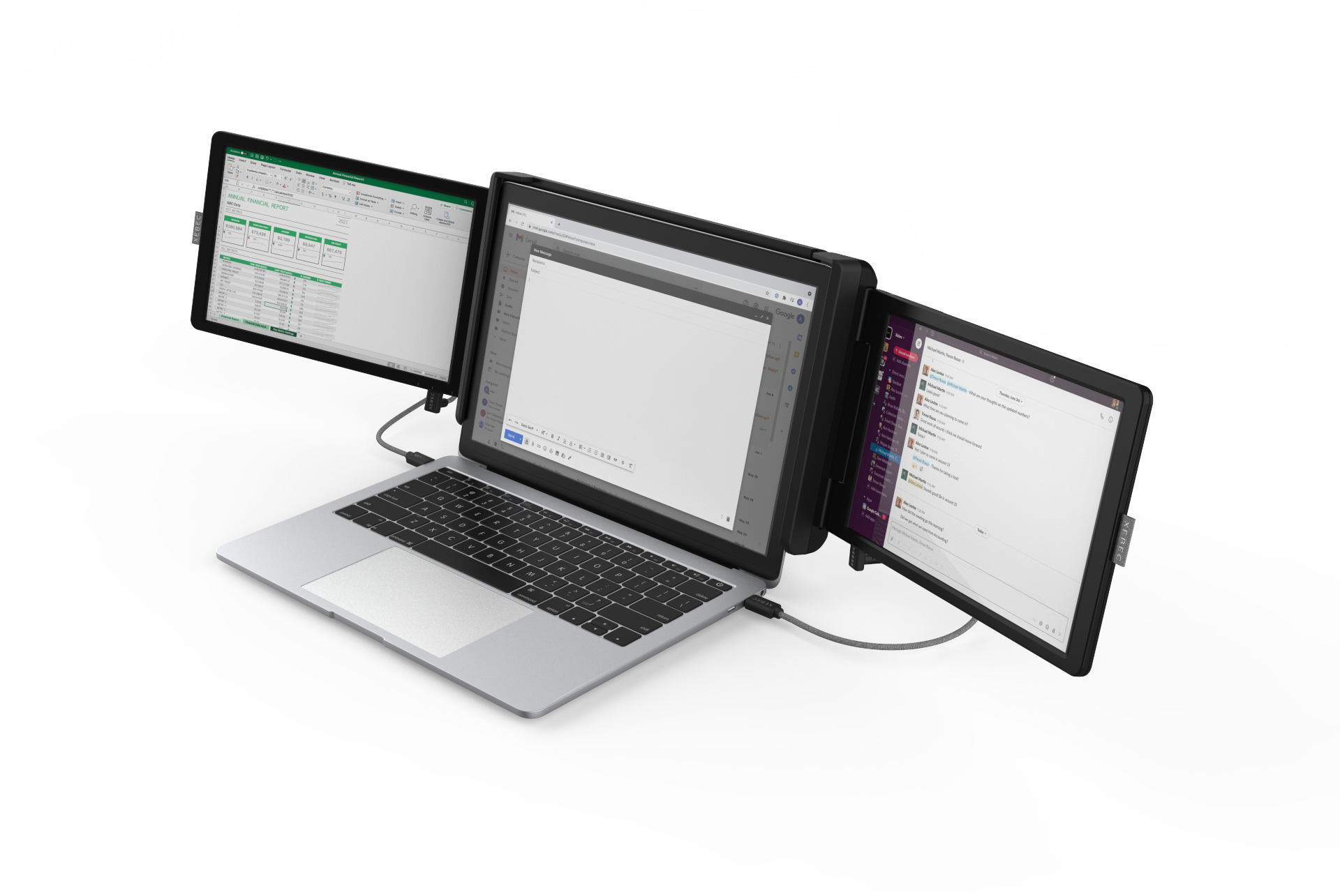 Xebec™ Tri-Screen 2 Redefines the Modern Mobile Workplace With Sleeker